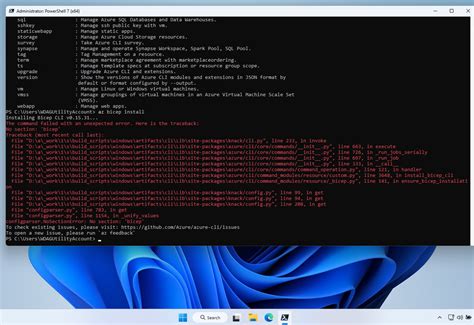 Installing Bicep In Windows Sandbox Wm · Issue 25924 · Azureazure Cli
