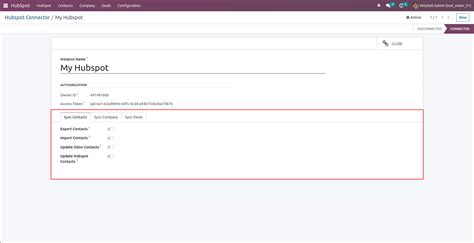 How To Configure Hubspot Odoo Connector In Odoo