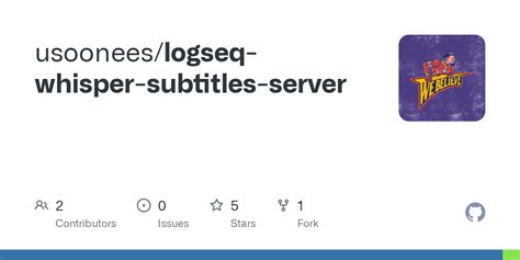 Github Usooneeslogseq Whisper Subtitles Server