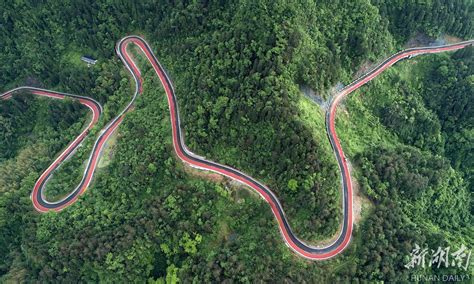 张家界武陵源旅游公路生态美 市政设计 新湖南