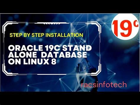 Oracle 19c Standalone Database Step By Step Installation On Oel 8
