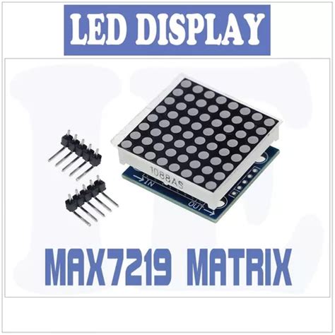Modulo Display Led Matriz 64 Puntos 8x8 Max7219 Arduino En Venta En San