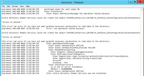 Unattended Promotion Using Windows DCPromo Exe