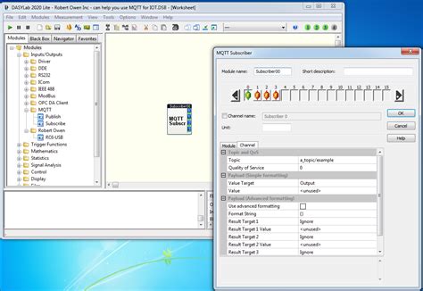Start With Mqtt In Dasylab Sensor Monitoring Solutions Sensor