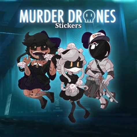 Murderdrones Stickers Etsy