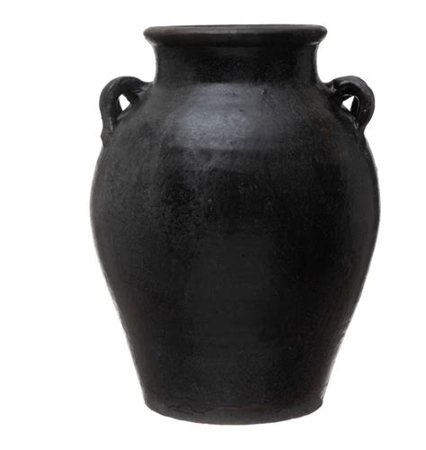 Decorative Clay Jar Accent Prone