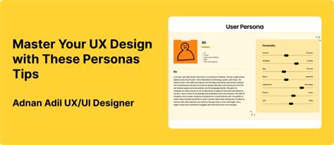 Syed Adnan Adil On Linkedin Personas Usercentricdesign Uxui Empathyindesign Designwithpurpose