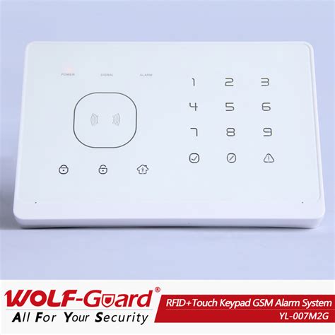 Multi Languages Voice New RFID Touch Keypad GSM Home Alarm Security System With APP Control