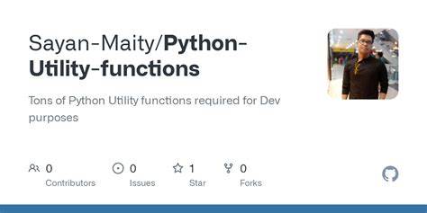 GitHub Sayan Maity Python Utility Functions Tons Of Python Utility