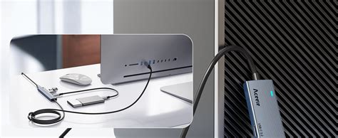 Aceele Usb Hub Gen With Usb A C Ports Gbps Data Transfer Splitter A With Type C