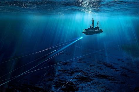 The Stations Advanced Sonar Technology Detects Mys Generative Ai Premium Ai Generated Image