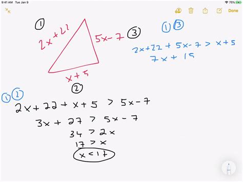 Triangle Inequality Theorem