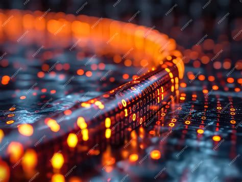 Premium Photo A Backdrop Of Binary Code Streaming Across A Digital Screen