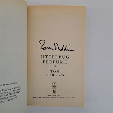 Jitterbug Perfume [signed] By Robbins Tom Softcover 1990 First Paperback Edition First