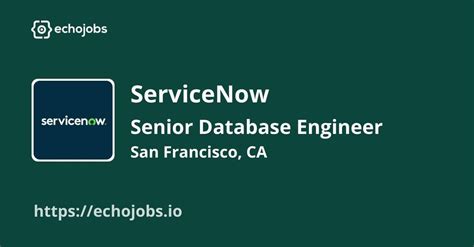 Servicenow Is Hiring Senior Database Engineer Swat San Francisco Ca Postgresql Mysql