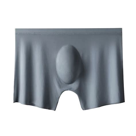 남성용 초박형 통기성 복서 및 브리프 팬티 아이스 실크 심리스 섹시 속옷 남성 속옷 1 Pc L 4xl