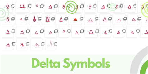 40 Delta Symbol Copy And Paste Δ δ ƍ ≜ 𐎄 𝜟 🔺𝚫 𝛥