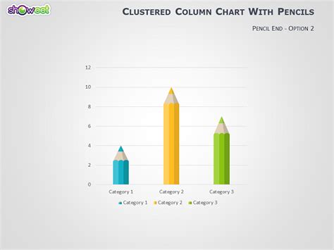 Pencils Data Driven Powerpoint Graphs Showeet