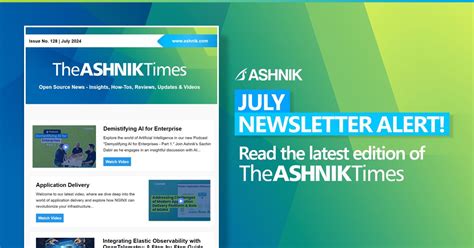 Ashnik On Linkedin July Newsletter 2024