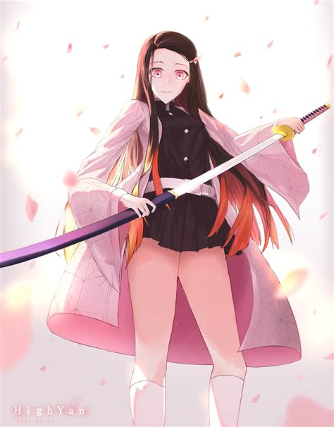 Nezuko As A Demon Slayer By Highyan Rkimetsunoyaiba