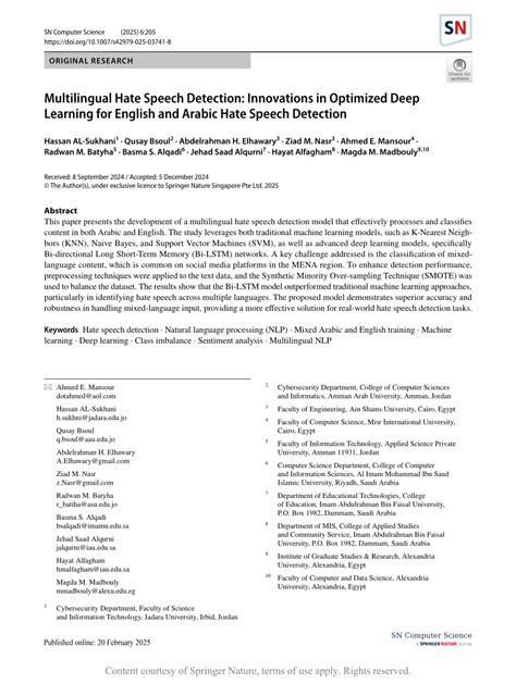 Multilingual Hate Speech Detection Innovations In Optimized Deep Learning For English And