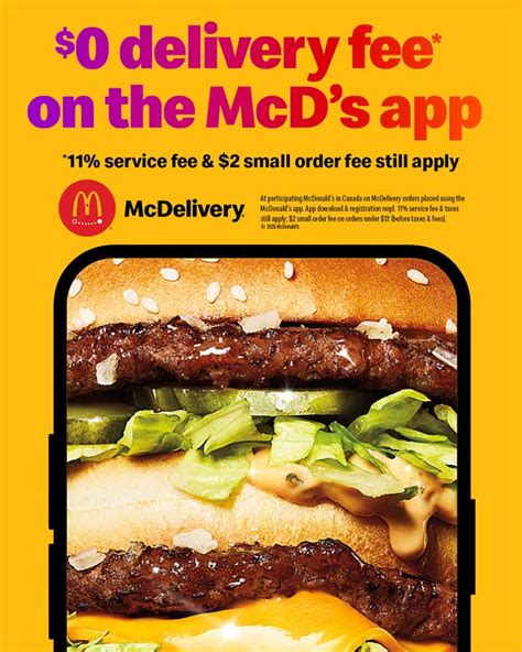 Mcdonalds Canada Introduces 0 Delivery Fee On Mcdelivery Orders