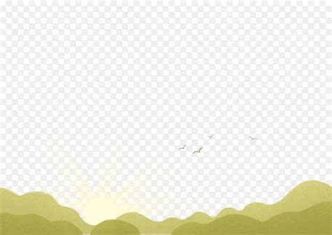 绿色的山脉和夕阳PNG图片素材下载 图片编号qdrrzezd 免抠素材网