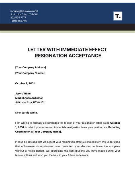Resignation Letter Template Imate Effective Imatelychee