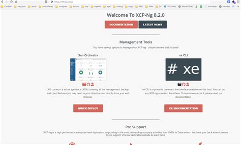 Unable To Connect Remote Host Xcp Ng And Xo Forum