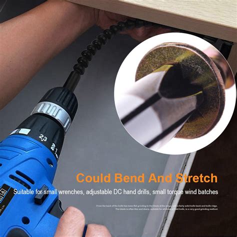 유연한 샤프트 도구 전자 전기 드릴 스크루 드라이버 비트 홀더 연결 링크 293mm 멀티툴 육각 생크 연장 스네이크 비트 전원 도구 부품 및 액세서리