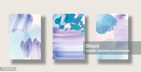 블루 바이올렛 핑크 겨울 프레임입니다 결혼식 초대장 인사말 카드 초대장을 위한 수채화 유체 회화 벡터 디자인 카드 편집 0명에 대한 스톡 벡터 아트 및 기타 이미지 Istock