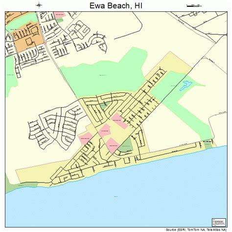 Map Of Ewa Beach Hawaii