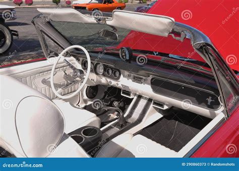 First Generation Ford Mustang Interior Stock Image Image Of Motor Vintage 290860373