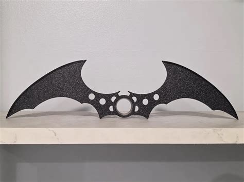 Batman Arkham Batarang Spinner Print In Place By Amon Etmors Makerworld Download Free 3d Models