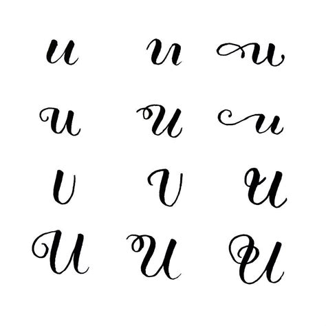 Fancy Lowercase U