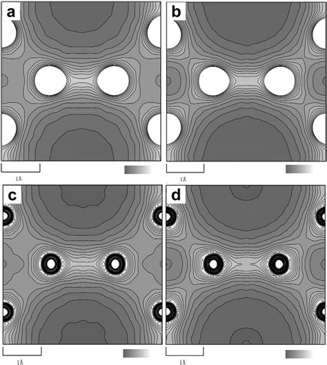 charge densities of lab 6 and bab 6 based on the mem a b total download scientific diagram