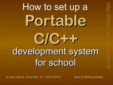 Portable C Development System Ppt