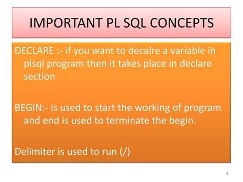 Oracle Pl Sql For Beginners Ppt