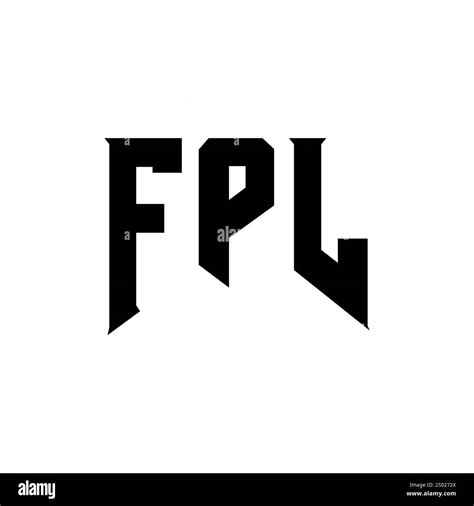 Fpl Letter Logo Design For Technology Company Fpl Logo Design Black And White Color Combination
