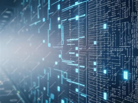 Premium Ai Image Abstract Data Flow Visualization