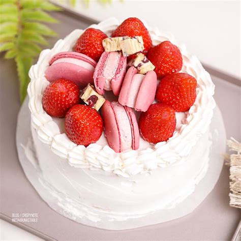 딸기 생크림 케이크 만들기 생일 케이크 네이버 블로그