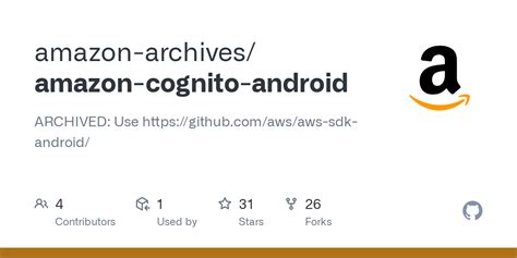 github amazon archives amazon cognito android archived use