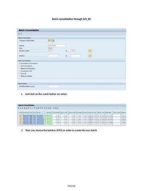 Batch Creation Pdf