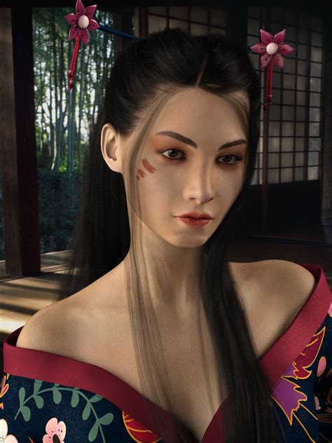 Yongji For Genesis 8 Female Daz Content By Sunreiz