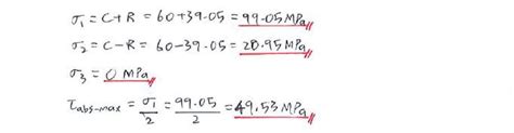 Example C74 3d Mohrs Circle And Abs Max Shear Stress Solid