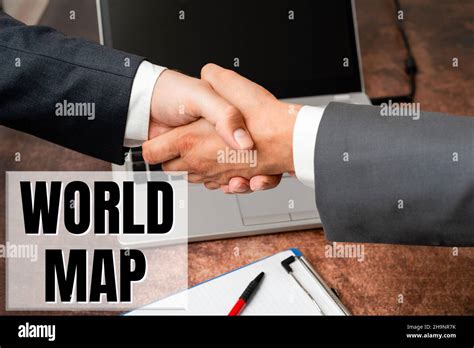 Text Caption Presenting World Map Internet Concept A Diagrammatic Representation Of The Surface