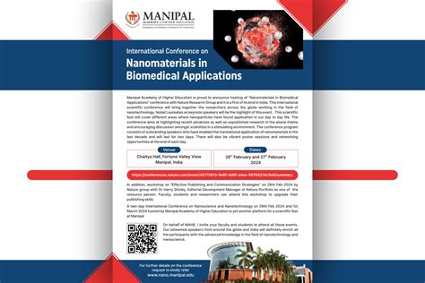 Conference On Nanomaterials In Biomedical Applications