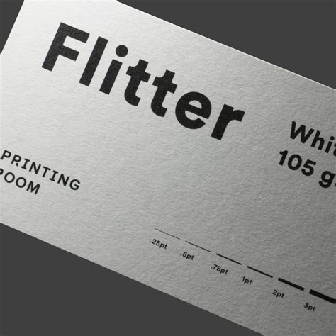 Flitter 105gsm Printing Room