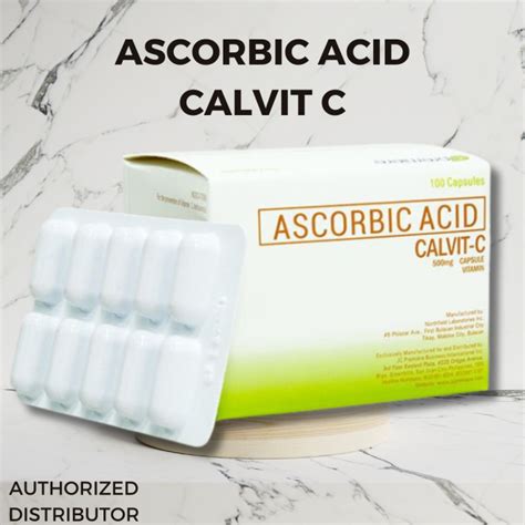 Ascorbic Acid Calvit C Boost Your Immune System W Calvit C Blisters Vitamin C Non Acidic