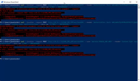 Translate Postman Post Request With Basic Auth To Mingw64 Curl And Powershell On Windows 10